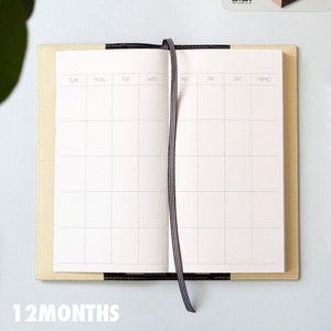 Monthly Planner / Academic Planner / Undated Planner / Lined - Etsy