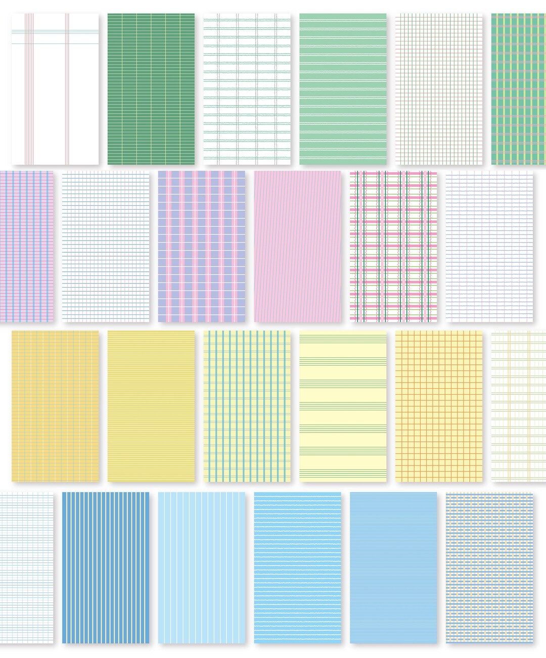 Memo Pad 24types / Pattern Notepad / Writing Paper Memo Pads ...