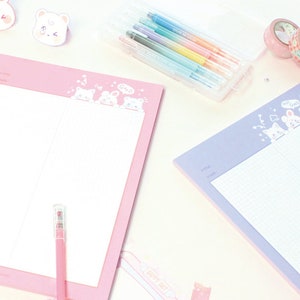 B5 Grid Notepads 8types / Simple Notepad / Big Memo Pad / Sticky Notes ...