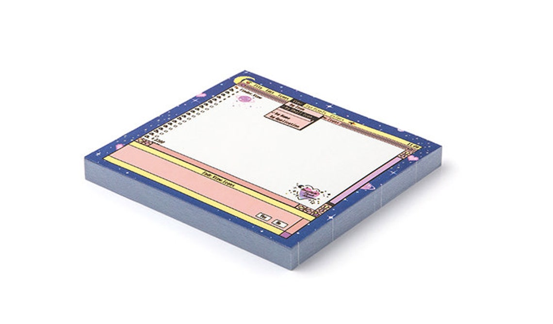 Starry Night Notepad / Blue Notepads / Memo Pad / Stationery / - Etsy UK