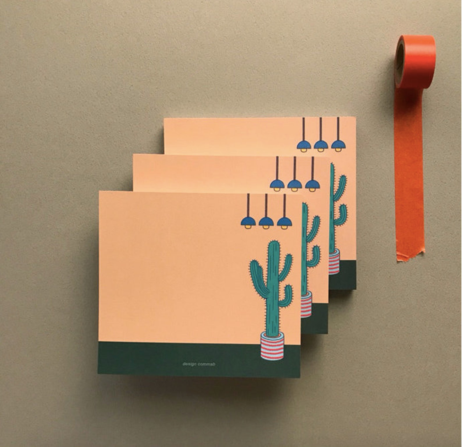Cactus Notepad / Notepads / Memo Pad / Stationery / - Etsy