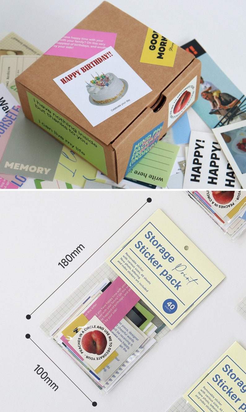 Point Sticker Pack_40sheets / Sticker Pack / Removable - Etsy