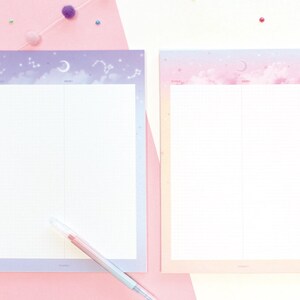 B5 Grid Notepads 8types / Simple Notepad / Big Memo Pad / Sticky Notes ...