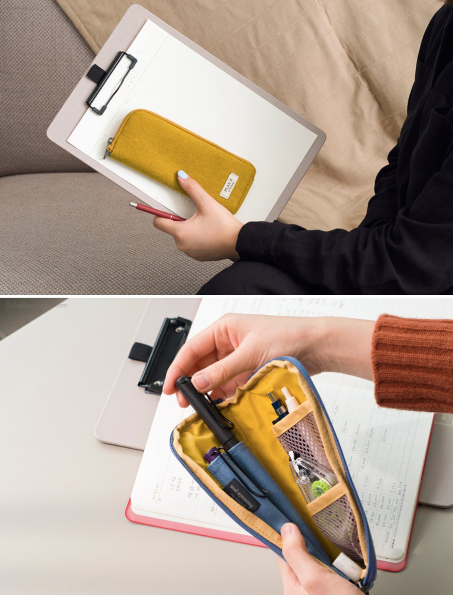 Cotton Pencil Case 6colors/ Pen Case / Pencil Pouch / Pen | Etsy