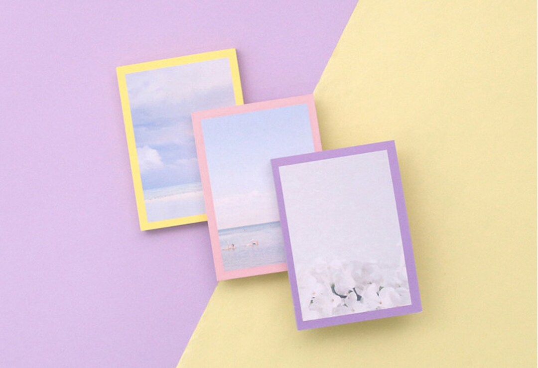 Moment Notepad / Colorful Notepads / Writing Paper Memo Pad / - Etsy