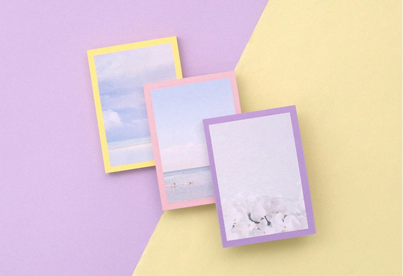 Moment Notepad / Colorful Notepads / Writing Paper Memo Pad / | Etsy