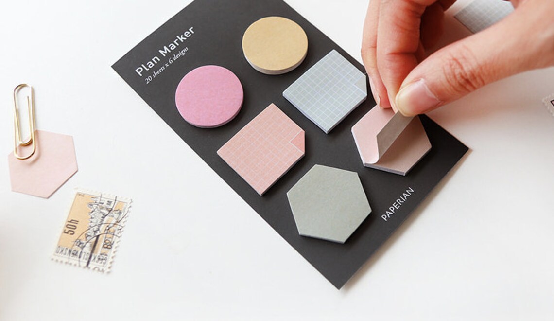 Plan Marker Sticky Notes / Adhesive Notepad / Notepads / Memo | Etsy