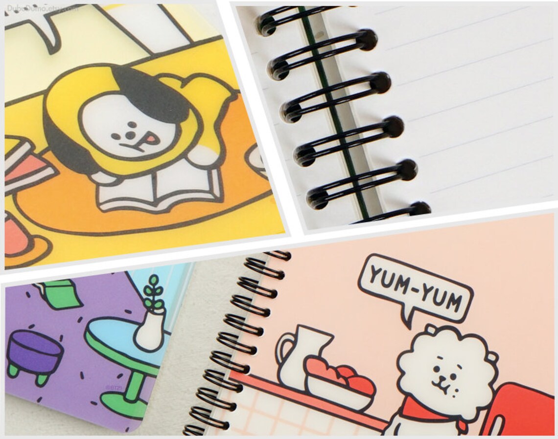 BT21 Lined Notebook / Lined Journal Notebook / Bullet Journal | Etsy