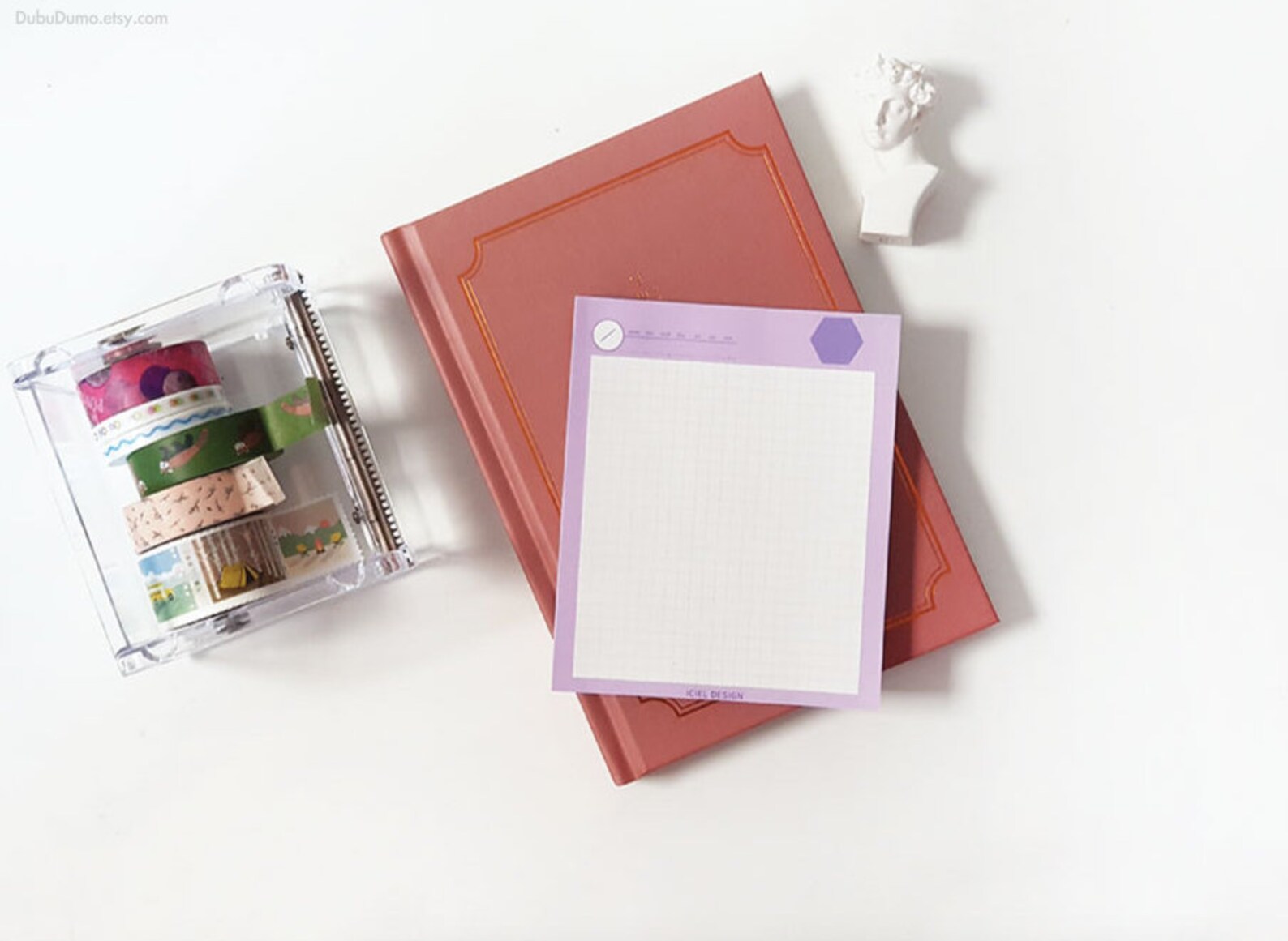 Small Grid Notepads 4types / Simple Notepad / Big Memo Pad / | Etsy