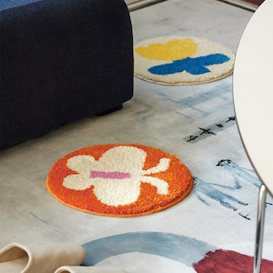 Circle Rug Ver.2 4types / Mini Rug / Small Rug / Mini Size - Etsy