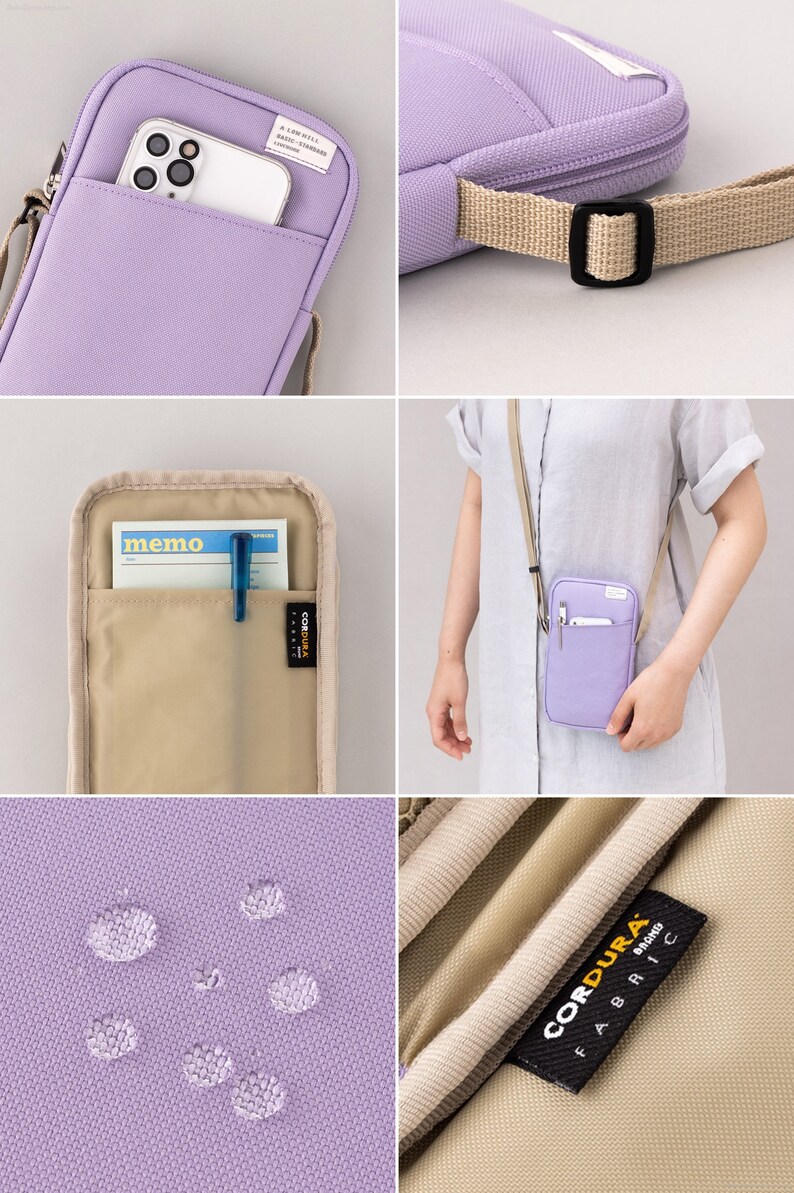 POCKET MOBILE BAG 6colors / Shoulder Bag / Crossbody Bag / - Etsy