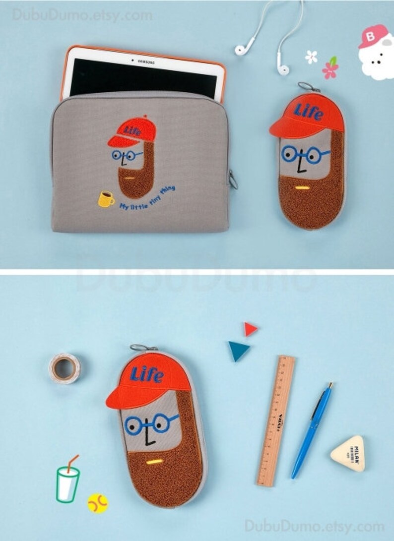 Cotton Pencil Case 4types / Canvas Pen Case / Pencil Pouch / - Etsy