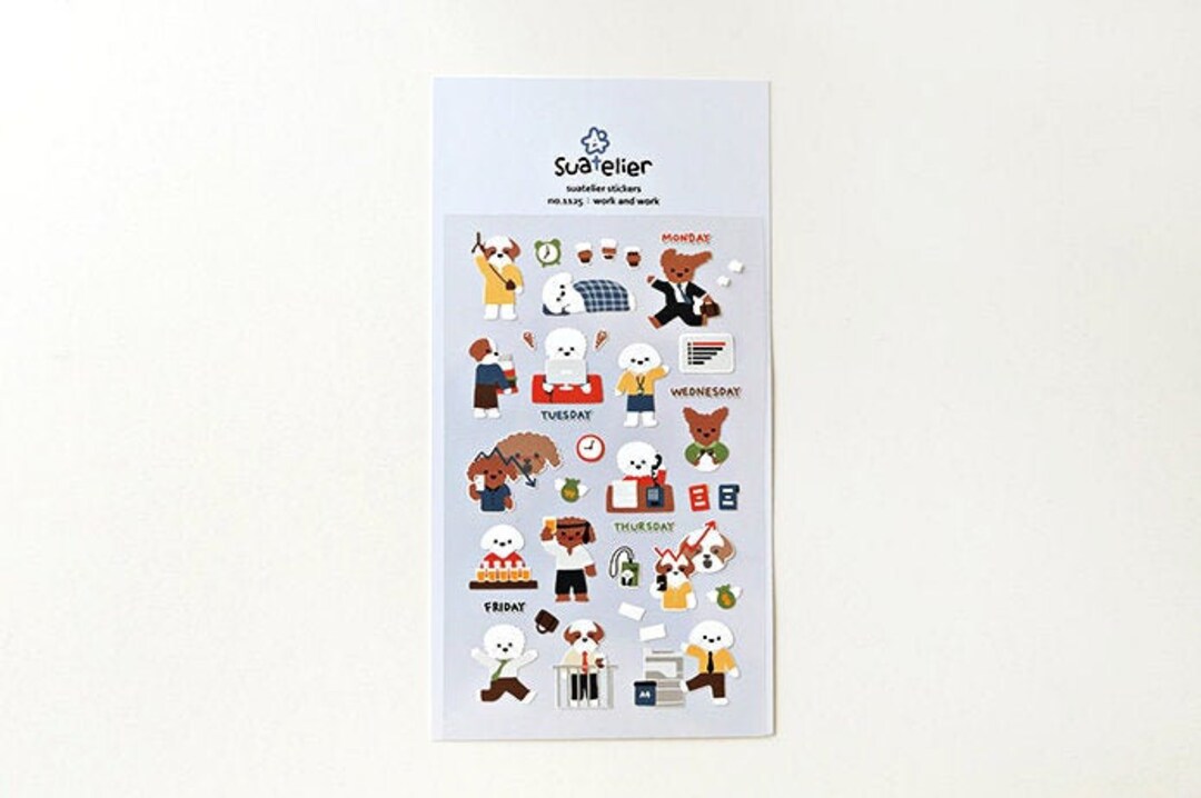 Planner Stickers work and Work / Office / Diary Stickers / - Etsy