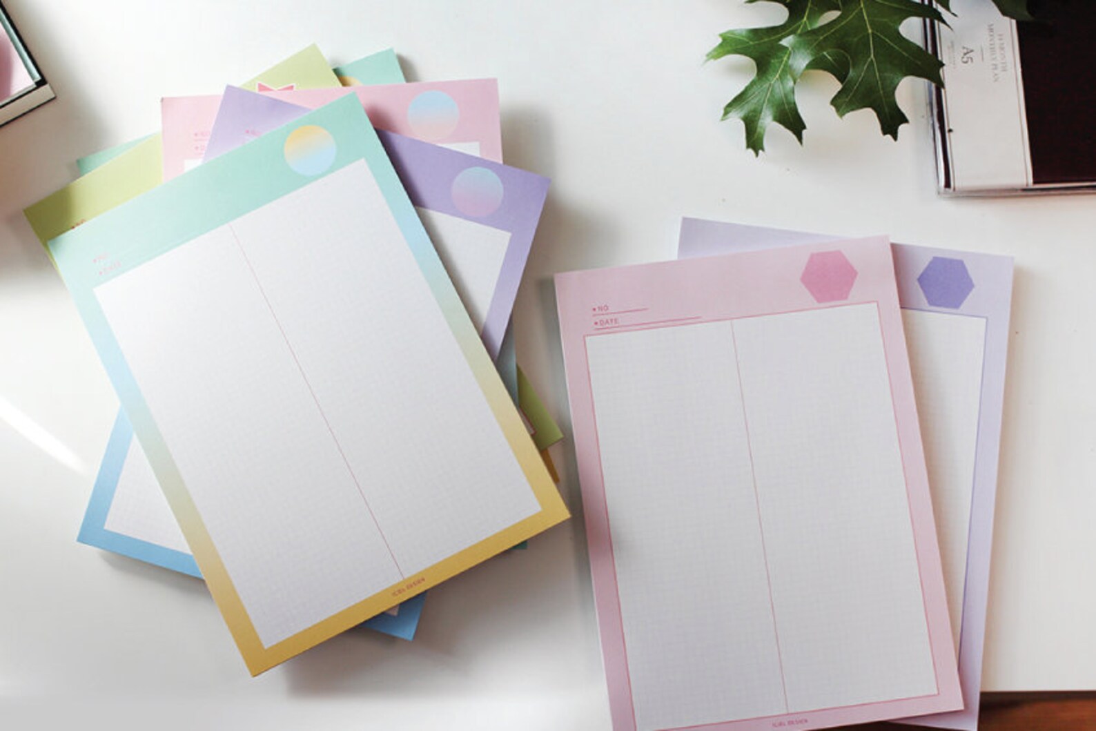 B5 Large Grid Notepads 8types / Simple Notepad / Big Memo - Etsy