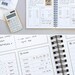 Daily Planner W Cash Book _6 Months 3colors / Monthly Planner / Journal ...