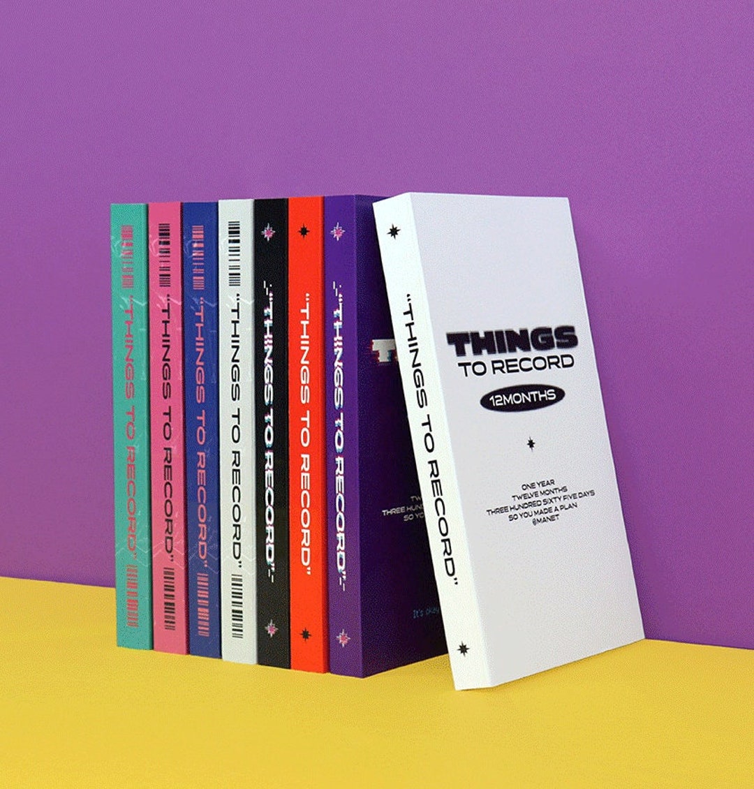 Record Diary _ Weekly Planner 4types / Undated Planner / - Etsy