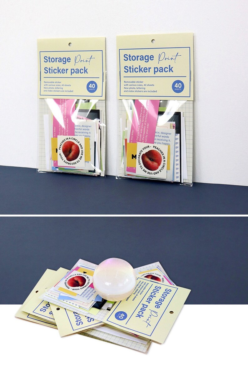 Point Sticker Pack_40sheets / Sticker Pack / Removable - Etsy