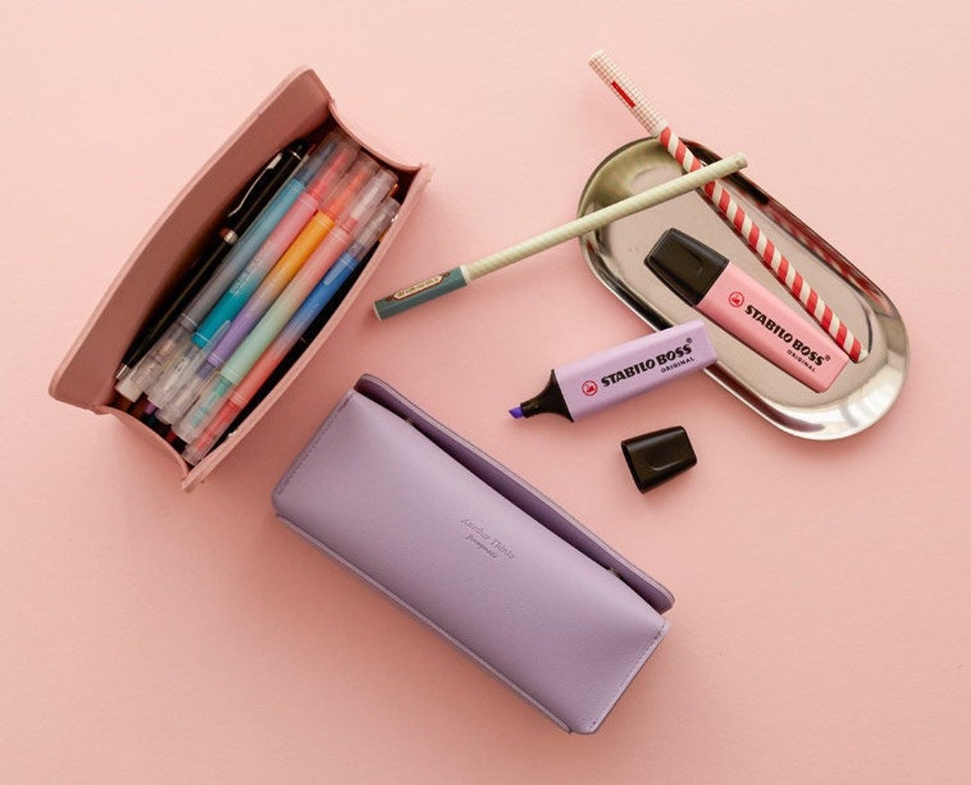 Square Pencil Case 8colors / Pen Case / Pencil Pouch / Pen Pouch ...