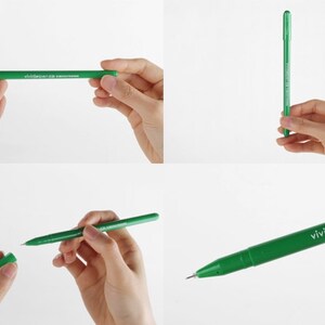 0.38mm Vivid Pen 10 Color and Notebook Set 10 Pens Notebook ...