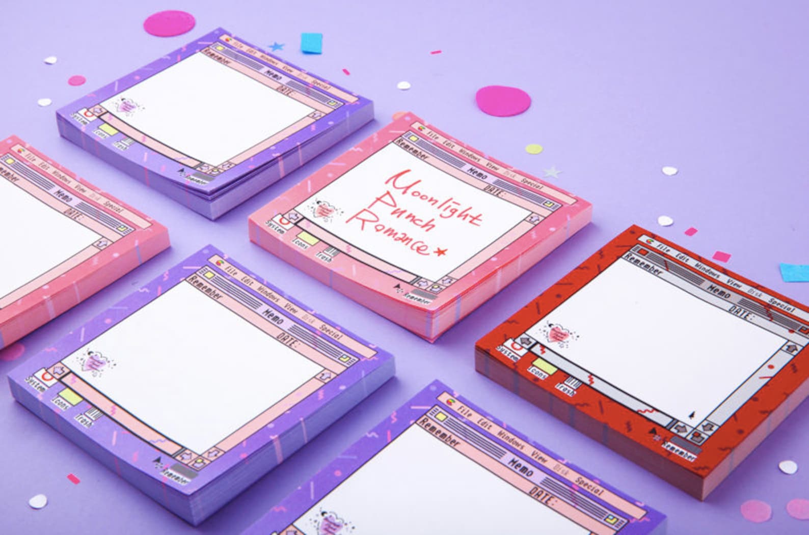 Red Notepad / Red Notepads / Memo Pad / Stationery / | Etsy