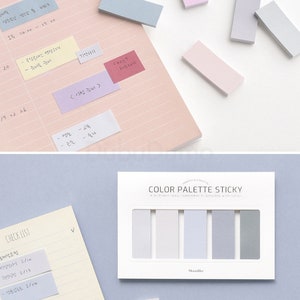 Color Palette Sticky Note_501 / Calendar Notepads / Adhesive Notepad ...