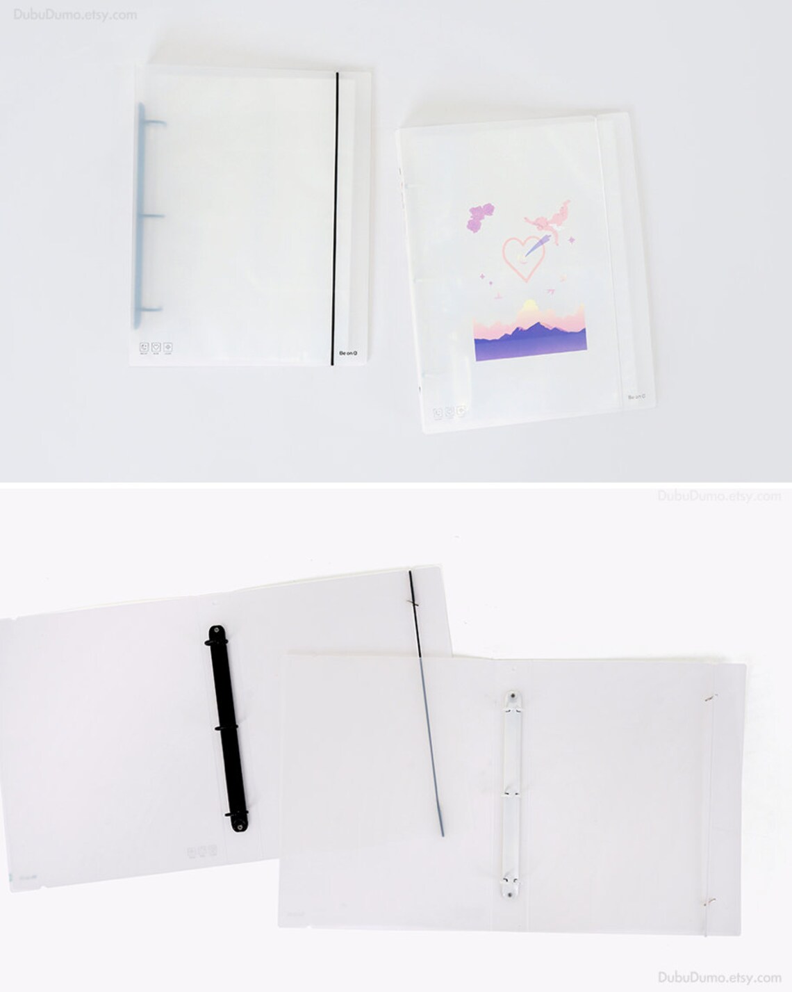 BIG A4 Cover Inserts SET / 3 Ring Binder / 3 Hole Binder / | Etsy