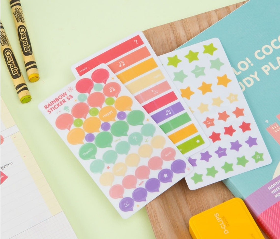Transparent Planner Sticker Pack Ver.3/ Stationery / Diary - Etsy