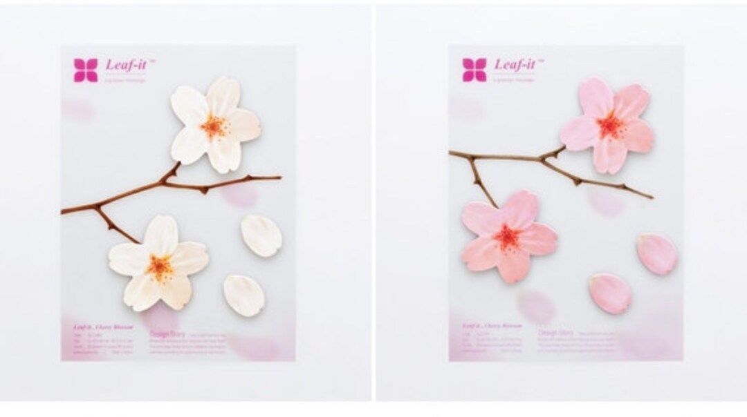 Sticky Notes cherry Blossom / Flower Notepads / Personalized Notepad ...