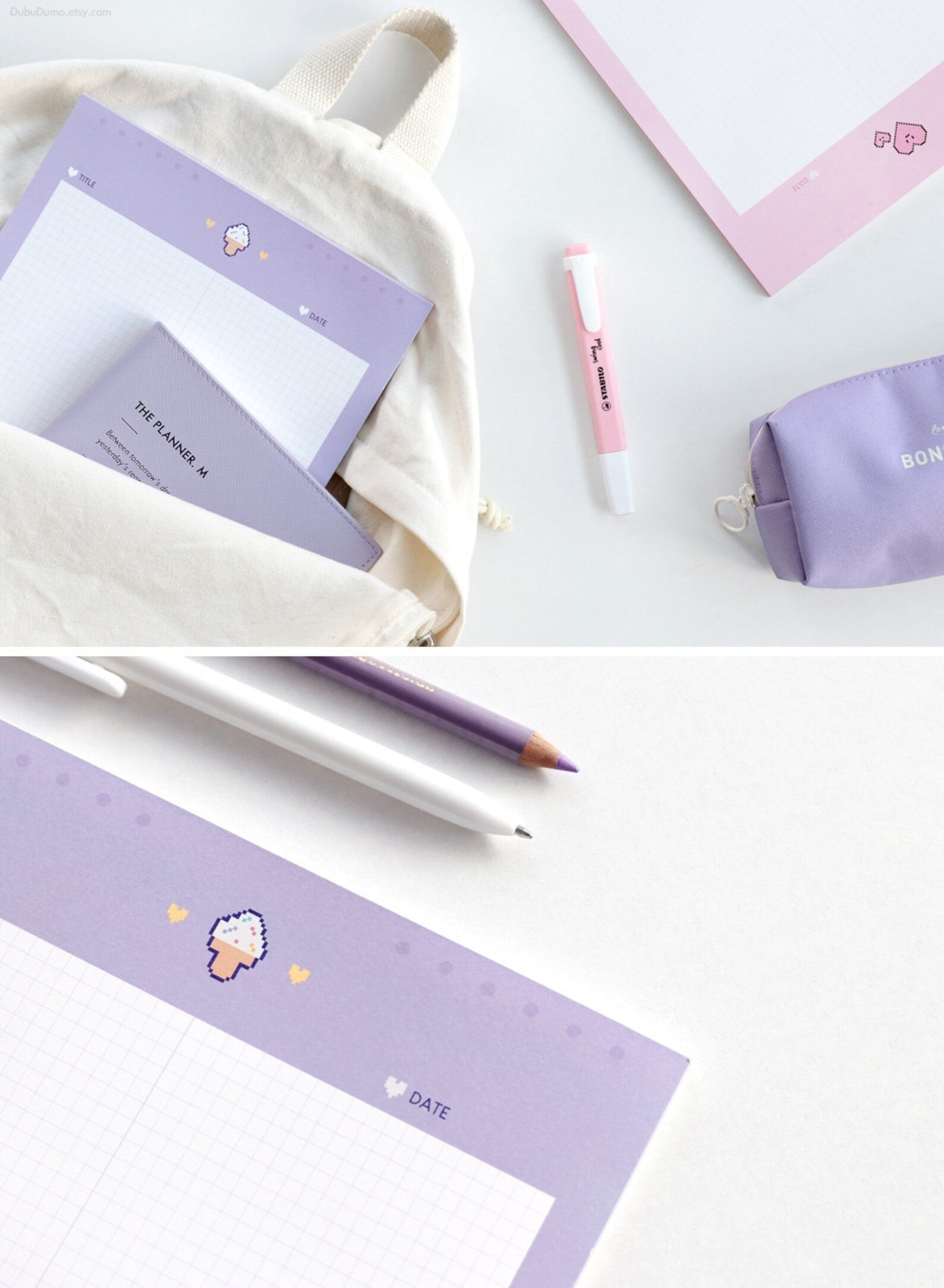 B5 Grid Notepads 6types / Simple Notepad / Big Memo Pad / - Etsy