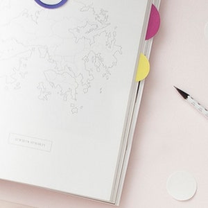 Sticky Note Dots / Bookmark / Personalized Notepad / - Etsy