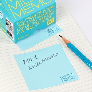 Notepad mint Milk / 300sheets / Notepads / Personalized - Etsy