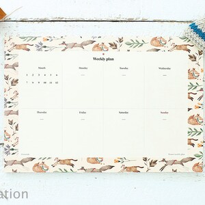 Weekly Notepad / Weekly Planner Memo Pad / Diary / Journal / - Etsy