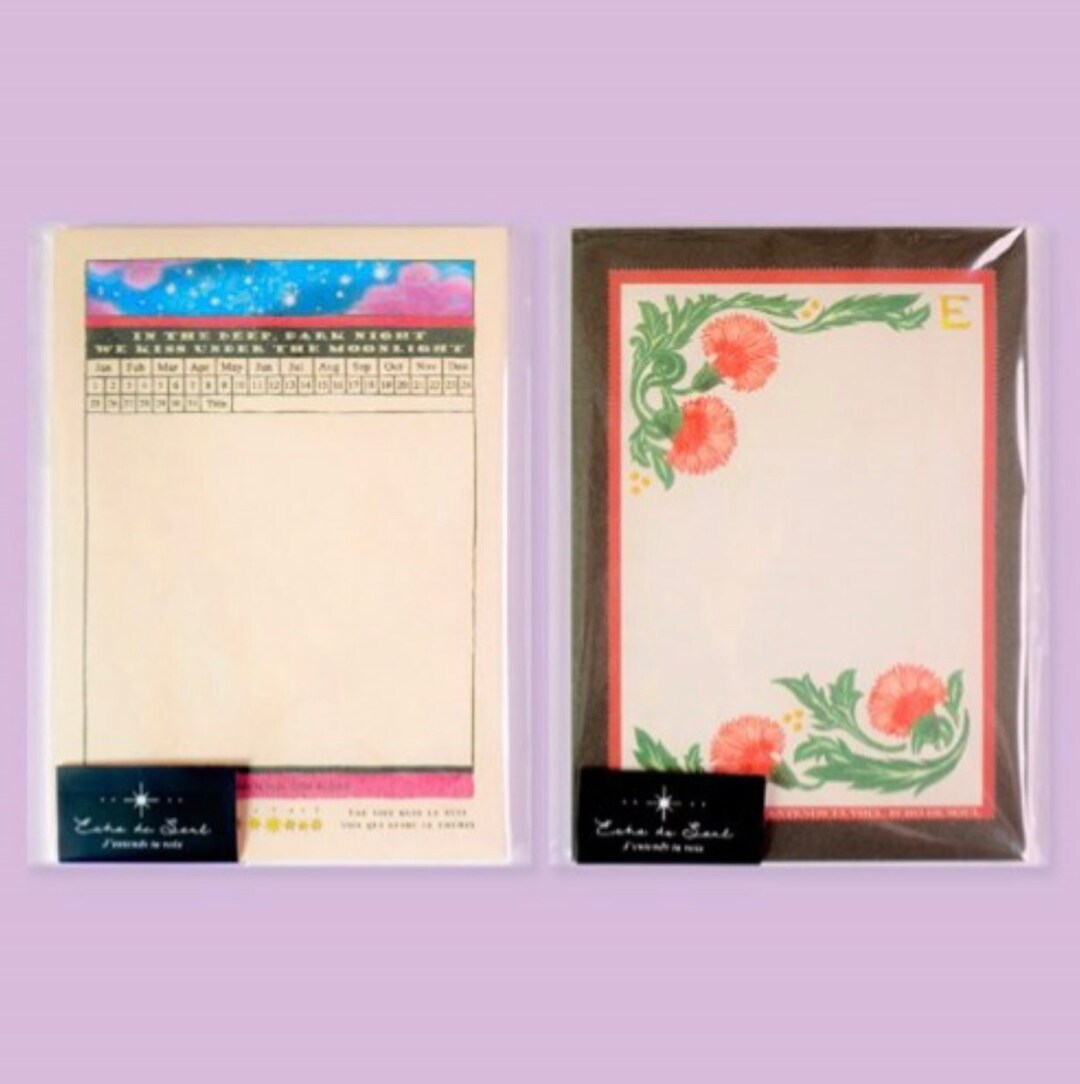 Memo Pad 2types / Simple Notepad / Big Memo Pad / Mountain Moon ...