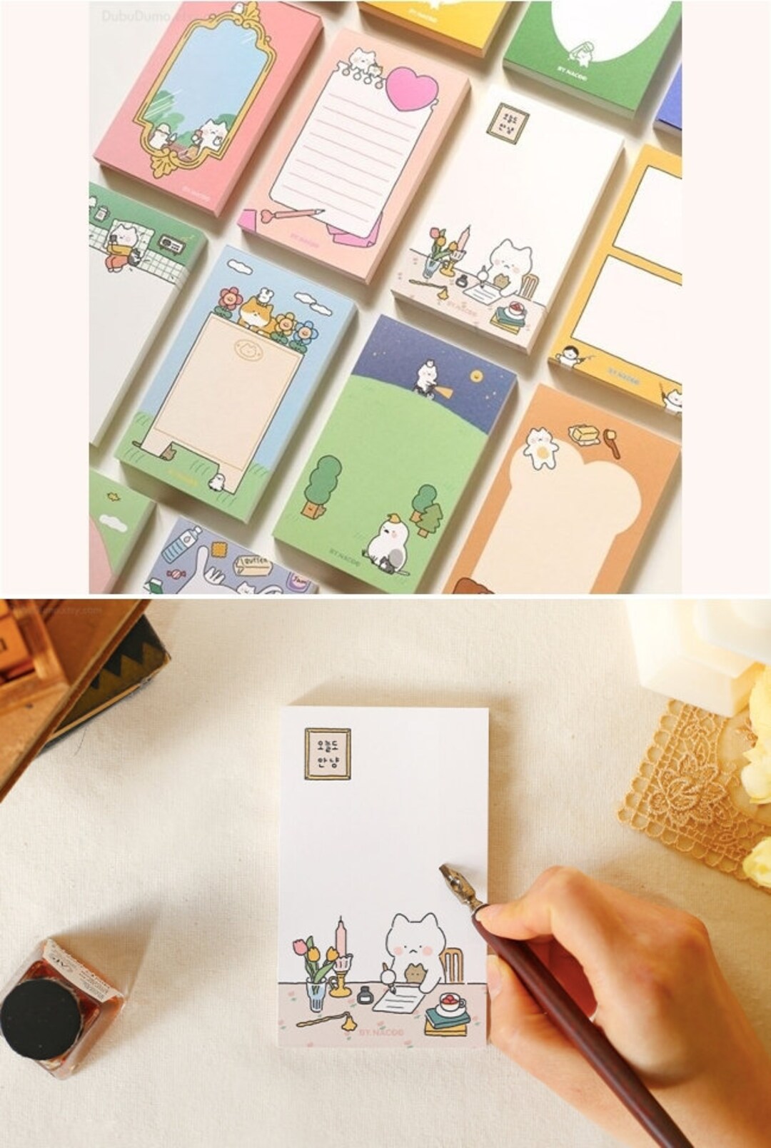 Cat Notepads 15types / Kitty Notepad / Memo Pad / Scrapbooking ...