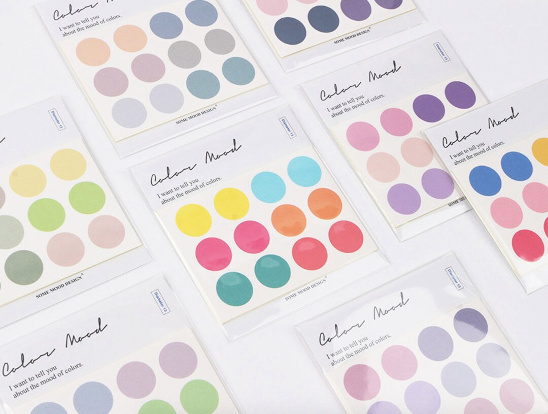 Planner Deco Stickers 18types Φ13 / Stationery / Diary Stickers ...