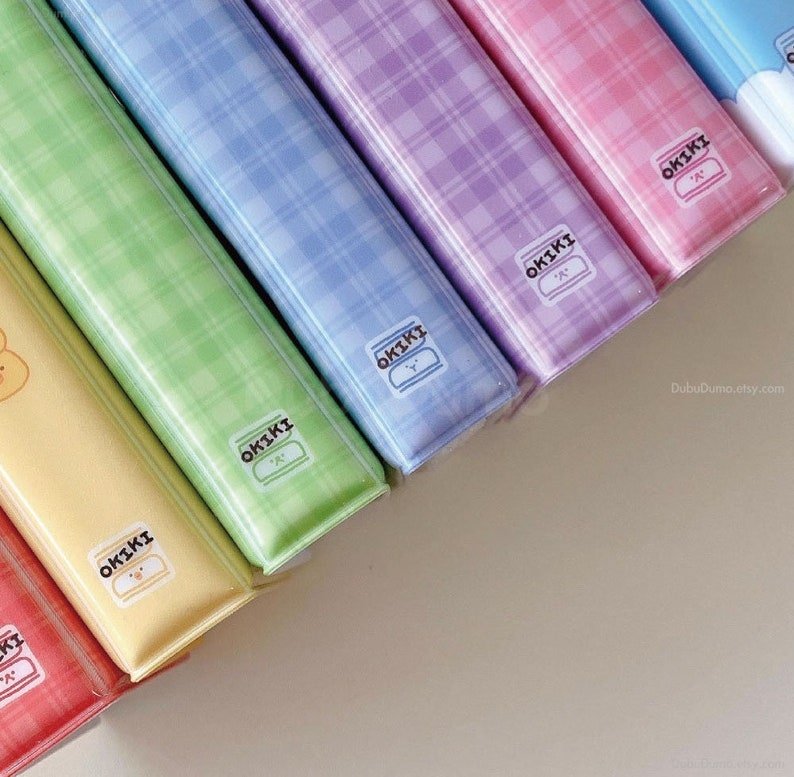 Photo Card Book 7colors / Collect Book Photocard / Business - Etsy