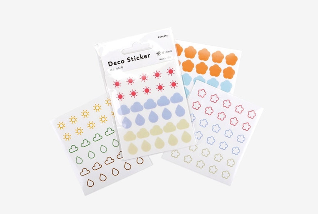 Transparent Planner Stickers Ver.5 12 Types / Stationery / Diary ...