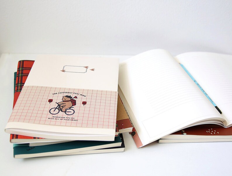 Lined Notebook 6types / Planner / Lined Journal Notebook / - Etsy