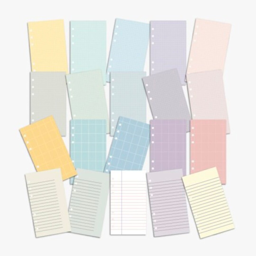 A6 Planner Inserts 20types /grid, Line Inserts, Diary Inserts, Diary ...