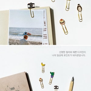 Clip Bookmark 8types / Metal Planner Bookmark / Journal - Etsy