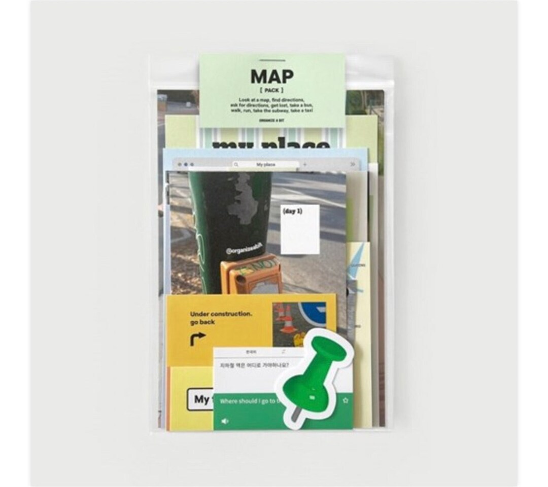 OAB Map Sticker Pack / Sticker Set / Removable Stickers / Scrapbooking ...