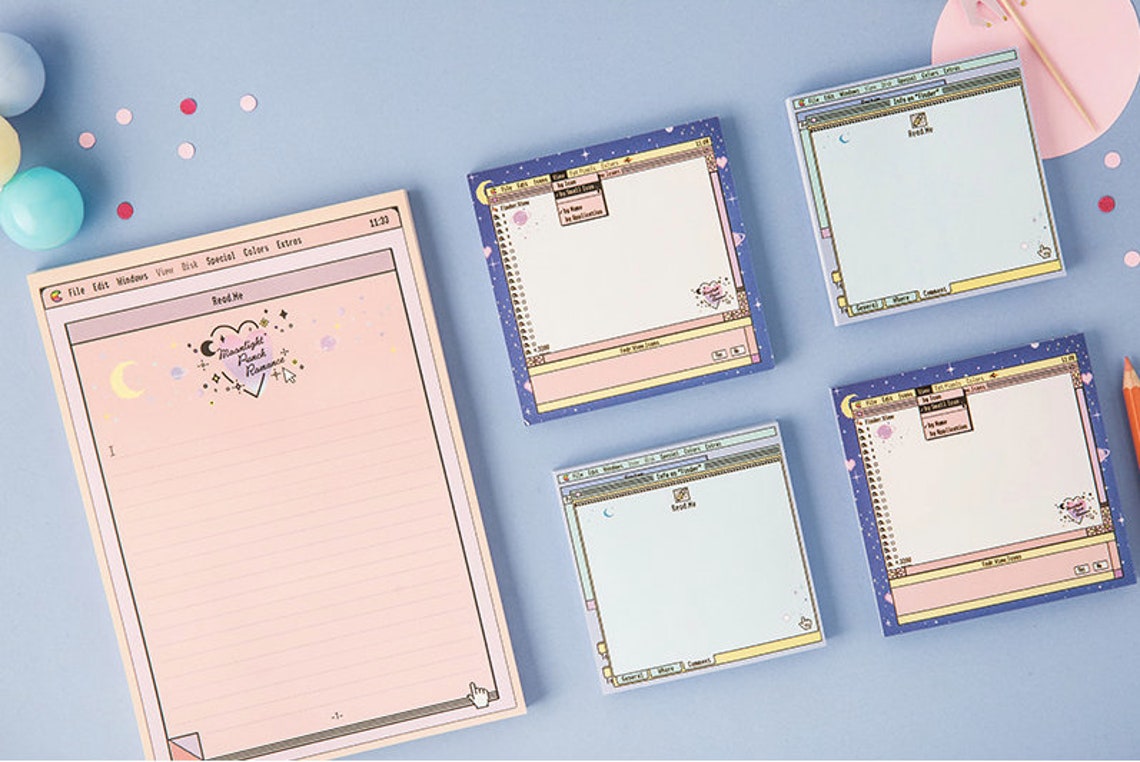 Starry Night Notepad / Blue Notepads / Memo Pad / Stationery / - Etsy UK