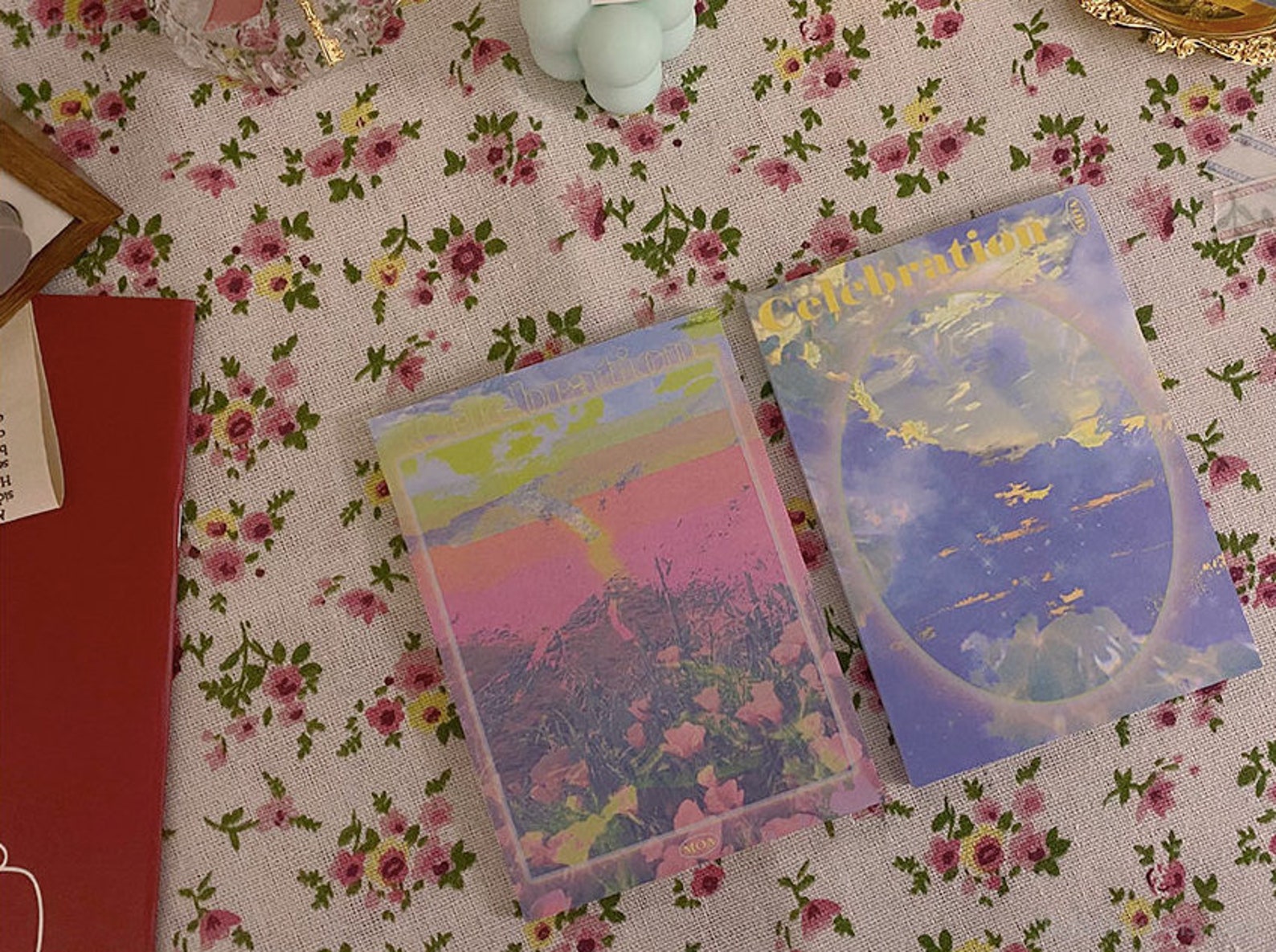 FANTASY MEMO PAD 2types / Pink Notepads / Sky Notepads / | Etsy