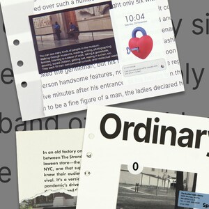 A5 Planner Refill_typographic / Planner Inserts / A5 Diary - Etsy