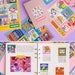 Retro Square Stickers 5types / Vivid Stickers / Decal - Etsy