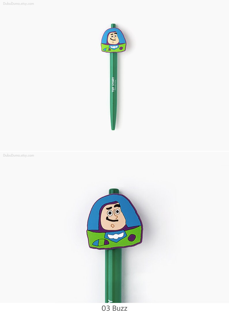 Toy Story 0.38mm Gel Pen / Black Ink Pen / Woody Buzz Jessie | Etsy