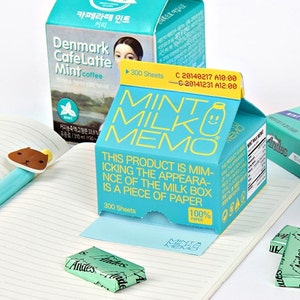 Notepad mint Milk / 300sheets / Notepads / Personalized - Etsy