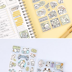 Planner Sticker Pack emotion Variety / Removable Journal Stickers ...