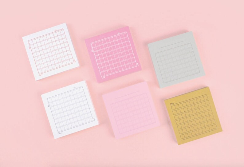 Square Notepad Notepads 100sheets Fun Notepads Small Etsy