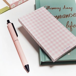 Check Memo Pad 8colors / Notepad / Writing Paper Memo Pad / - Etsy